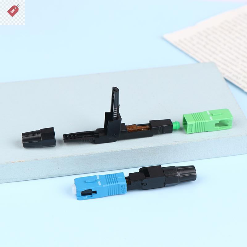 ALIK 5 ชิ้น FTTH SC APC Single Mode SC UPC Fiber Optic Quick Connector ...