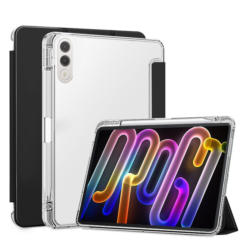 สําหรับ Lenovo Xiaoxin Pad Pro GT 11.1 นิ้ว 2025 พร้อมที่ใส่ดินสอ Clear TPU ด้านหลังสําหรับ ...