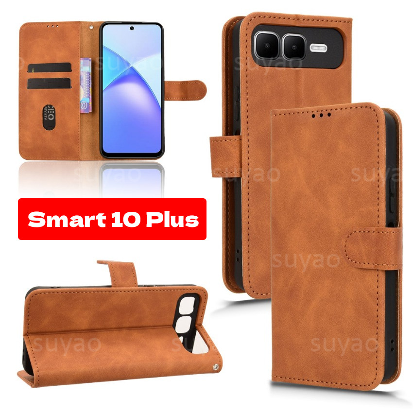 สําหรับ infinx สมาร์ท 10 Plus 10Plus 2025 เคสโทรศัพท์ขาตั้งหนัง ...