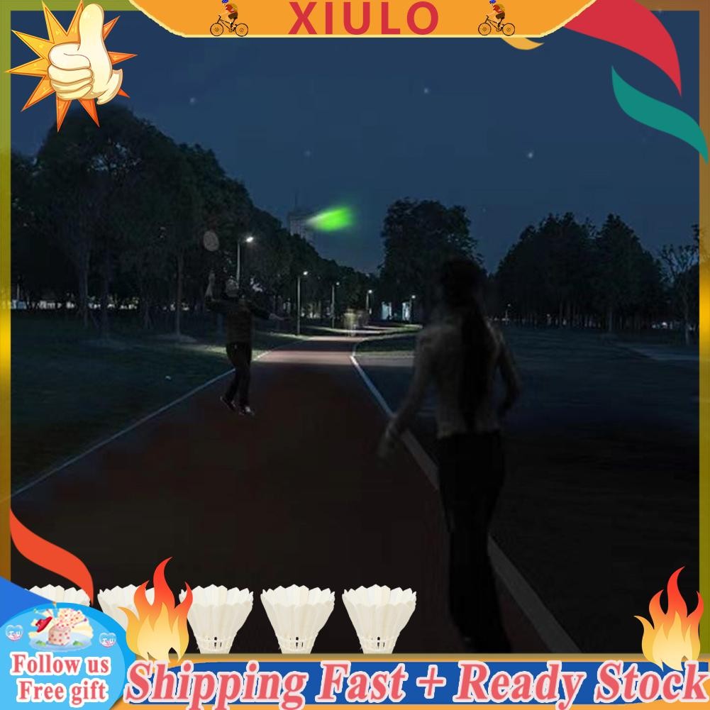 Xiulo LED Badminton Shuttlecocks 30mAh Switch Switch Control Windproof ...