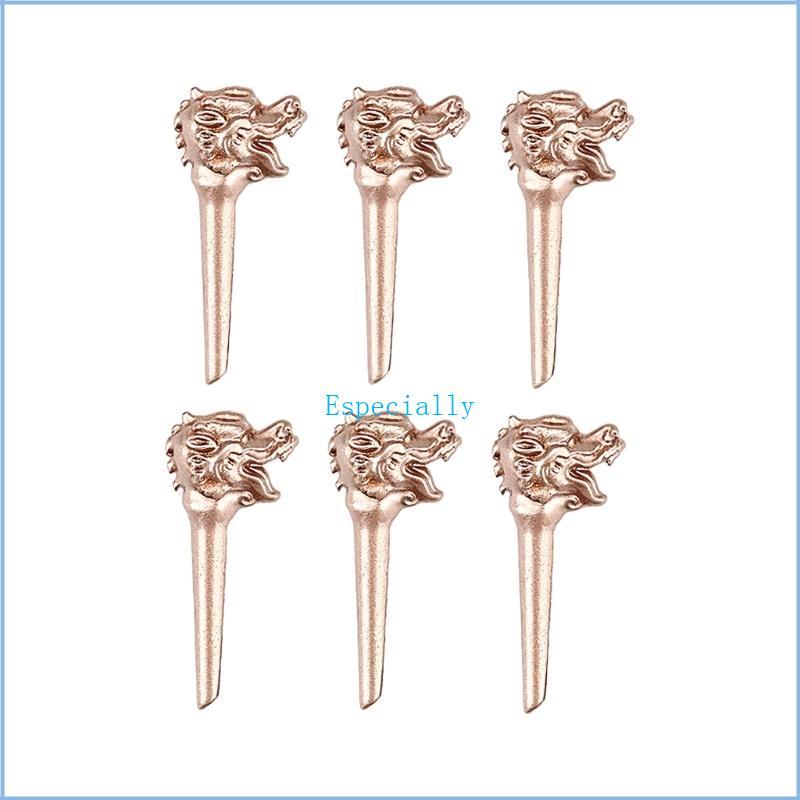 ESP 6 ชิ้นกีตาร์อะคูสติกสะพาน Pins กีตาร์สะพาน String Studs กีตาร์ ...