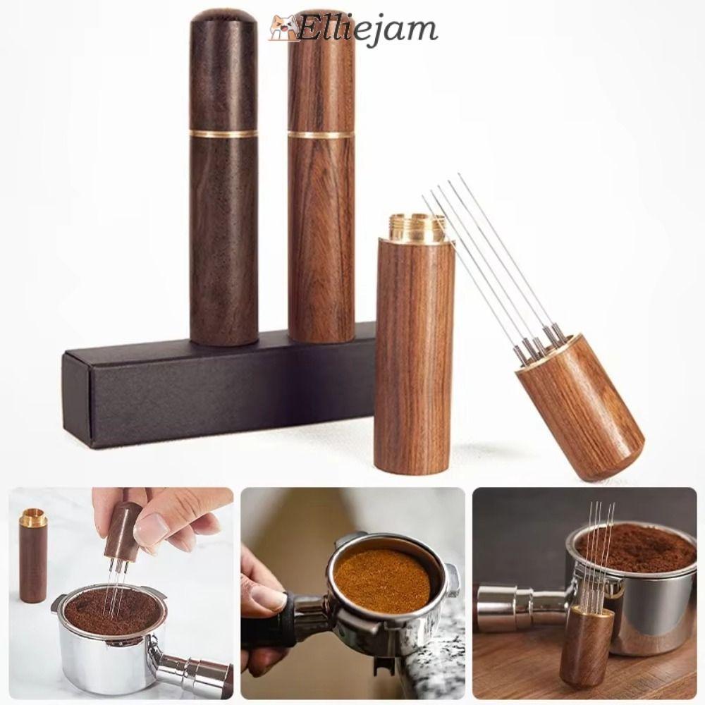 ELLIEJAM ผงกาแฟ Tamper, สแตนเลส Mini Espresso Coffee Stirrer ...