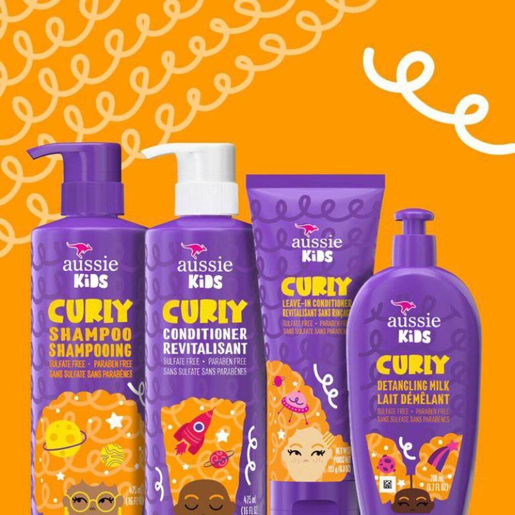 📣 สูตรใหม่! Aussie Kids Curly แชมพูสำหรับเด็กผมหยิก ฟู | Shopee Thailand
