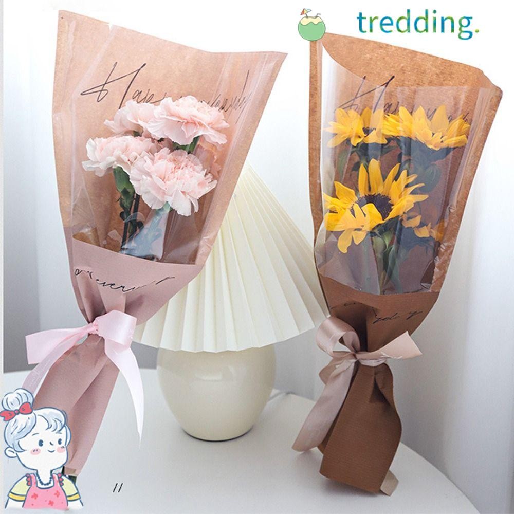 TREDDING491 20/30PCS Rose Packing Sleeve Bag, Wrapping Sleeve Single ...