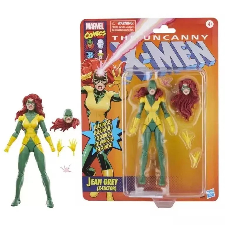 [peng] Hasbro Marvel Comics X-Men Phoenix Actress Grey Wall Card ...