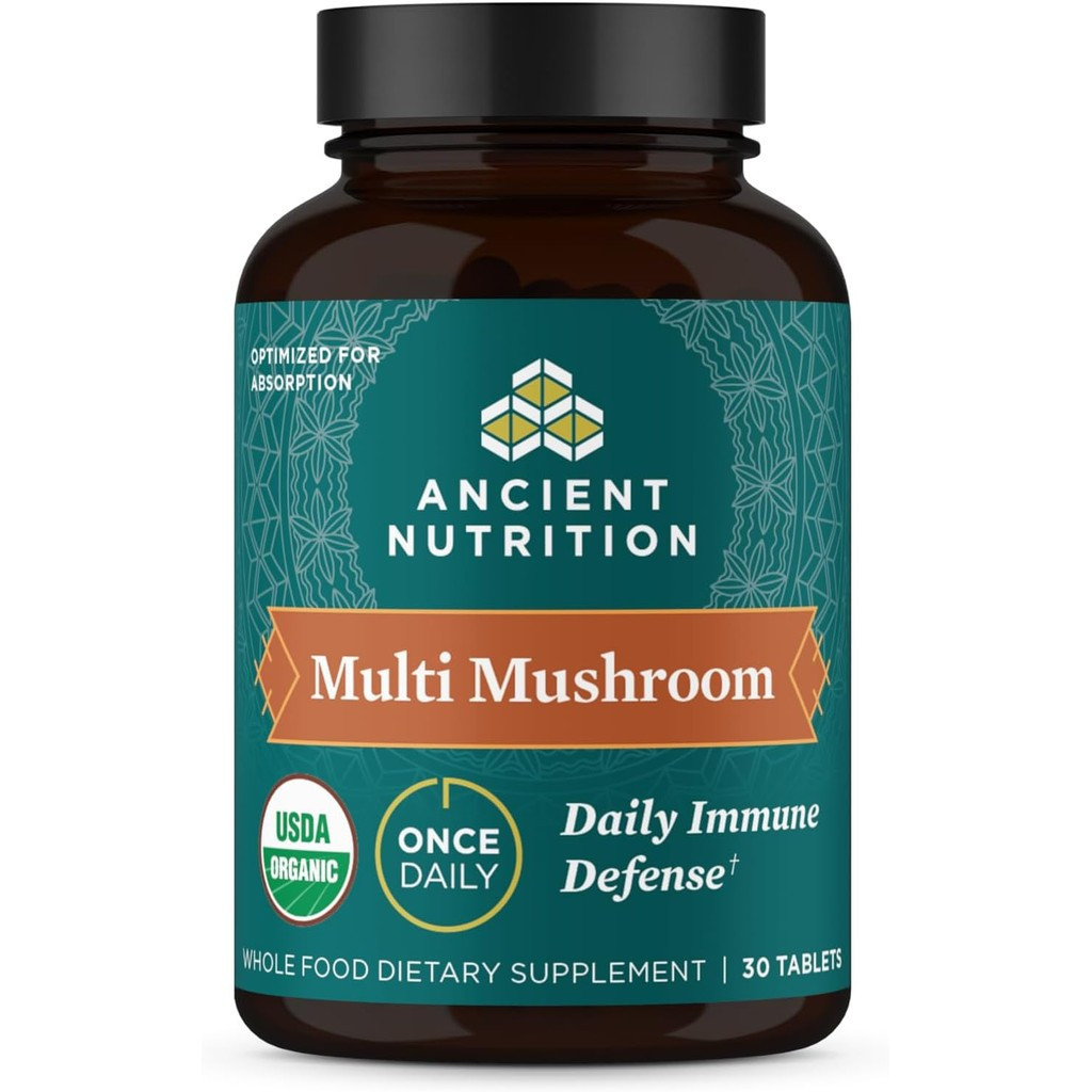 Ancient Nutrition Mushroom Supplement, Organic Multi Mushroom Immune ...