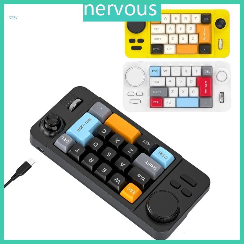 NERV Double Scroll Wheel Mechanical Keyboard 19 Key Mini Keypad สี ...