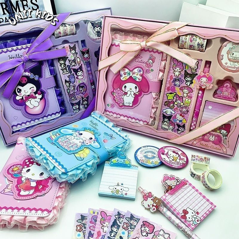 UMII KIDS ชุดบัญชีมือเด็กผู้หญิง Sanrio กล่องของขวัญ เครื่องเขียน ...