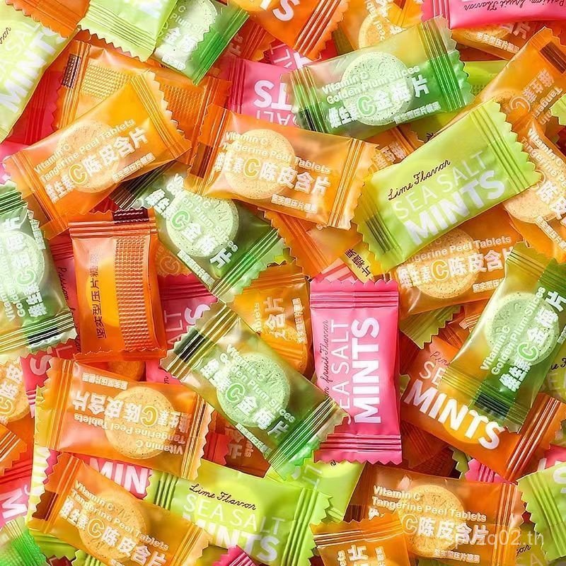 Influencer Fresh Breath Candy วิตามินซี Tangerine Peel Candy เกลือทะเล ...