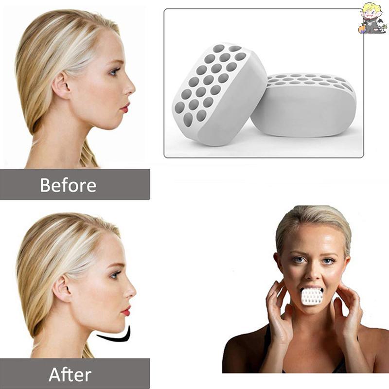 [CLA] 1 ชิ้น Jaw Line Exerciser Ball Chin กล้ามเนื้อบนใบหน้า Chewing ...