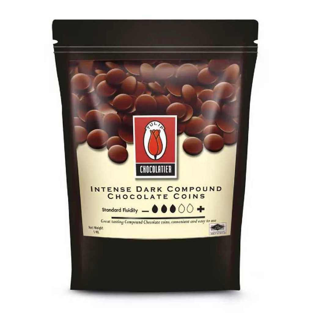 Tulip Intense Dark Chocolate Compound ทิวลิปดาร์กช็อกโกแลตคอมพาวด์ แบบ ...