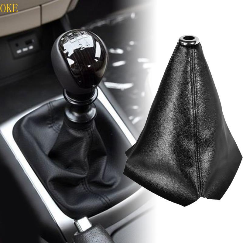 OKE รถเกียร์ Stick Shifter Boot COVER หนัง PU เกียร์ Shifter Knob COVER ...