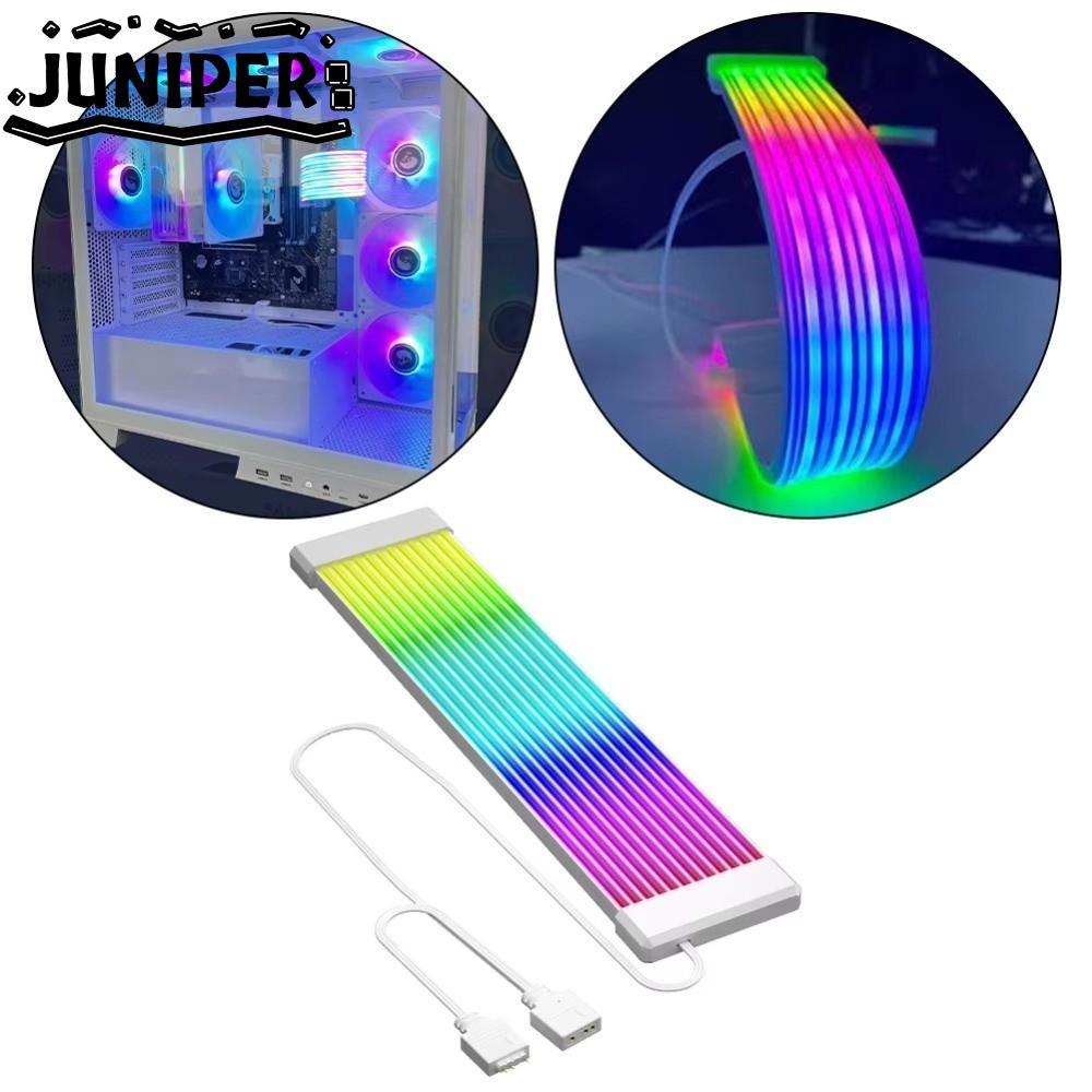 JUNIPER PC Light Strip, DIY LED Strip Light, 8PIN 24PIN ยืดหยุ่นสาย ...