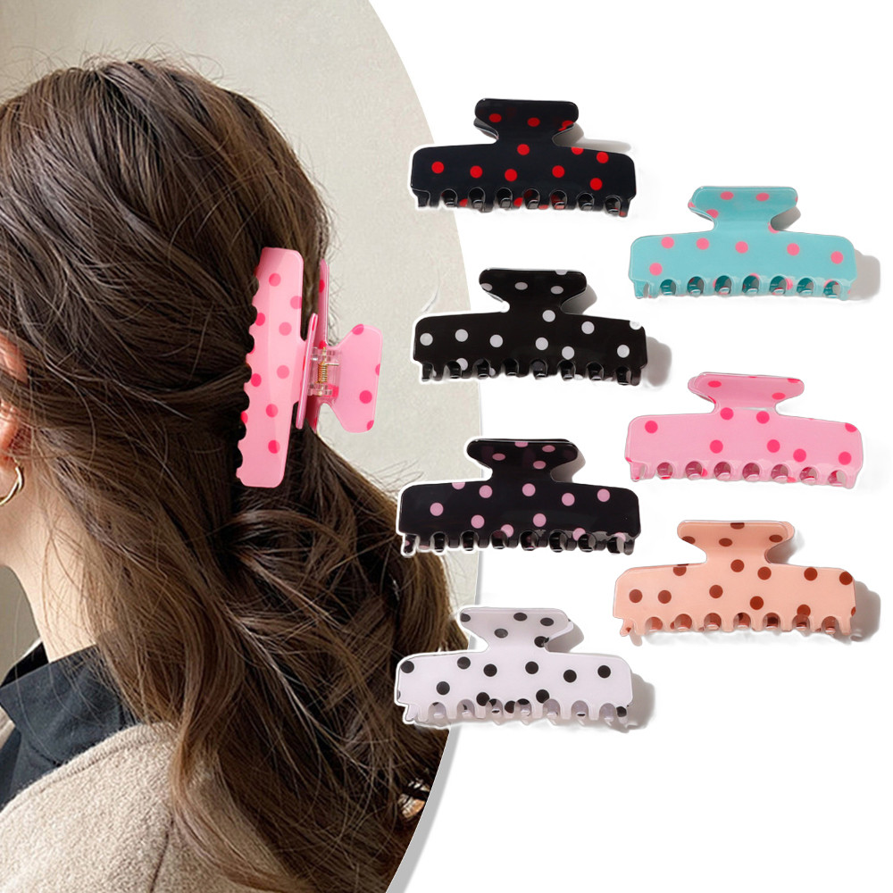 minimalist vintage spot clips สีหลากหลายสำหรับผู้หญิง ใช้งานได้หลาย ...