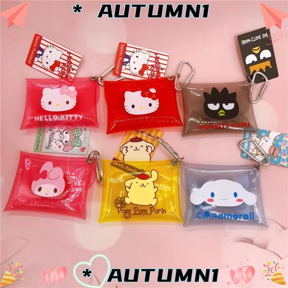 Jelly Zero Wallet สไตล์มินิการ์ตูน Hello Kitty พวงคีย์CHAIN แบบกระเป๋า ...