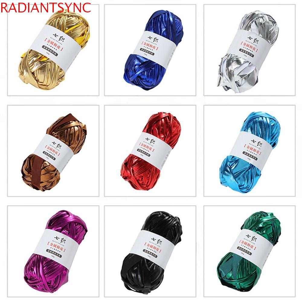 RADIANTSYNC เส้นด้ายหนังเทียม, เงา 25M เลียนแบบหนังเส้นด้าย, เส้นด้ายง่ายยืดหยุ่น Creative Hand ...