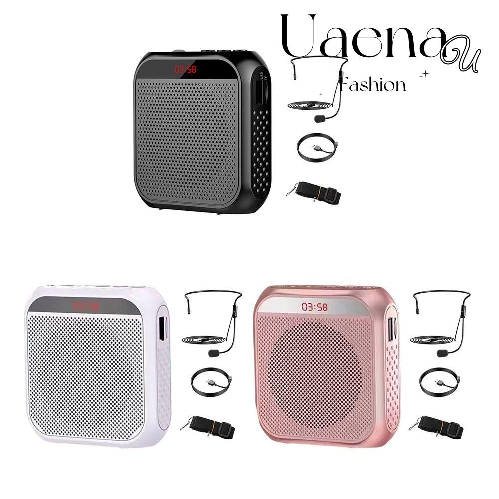 UAENAU เครื่องบันทึกเสียง, ชุดแบตเตอรี่ชุดหูฟัง Mikrofon Mike Sound ...