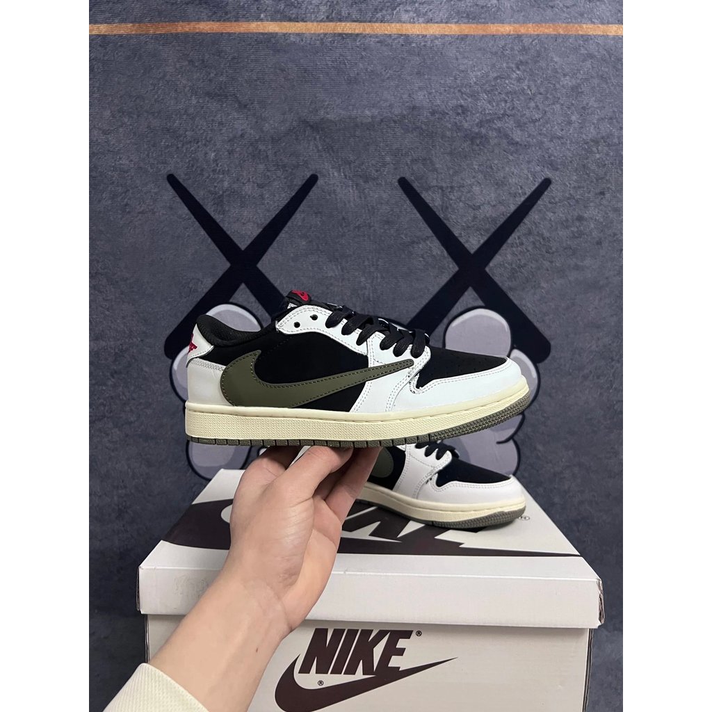 Nike/Nike เชือกผูกรองเท้าแว็กซ์เวอร์ชั่นคุ้มค่าสูง Travis Scott x ...