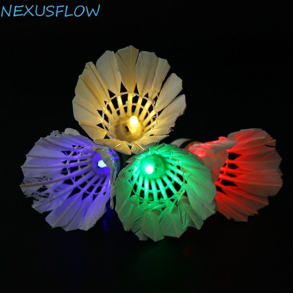 NEXUSFLOW Lighting ลูกขนไก่ฟองนิวเมียติก LED ส่องสว่างในยามค่ำคืน เหมาะสำหรับการฝึกซ้อมและเล่น ...