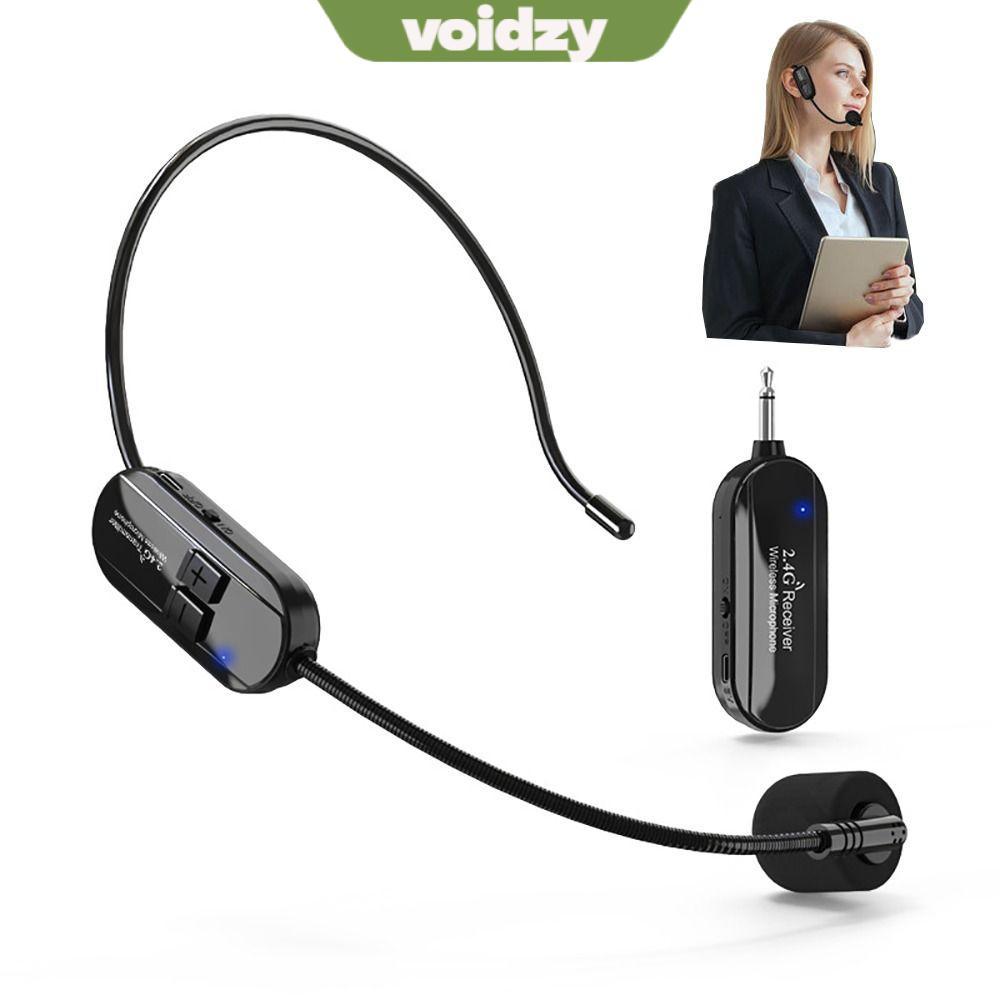 VOIDZY ไมโครโฟนไร้สาย 2.4G, หัวติดตั้งลดเสียงรบกวนชุดจักรยานไร้สาย, 50m ...