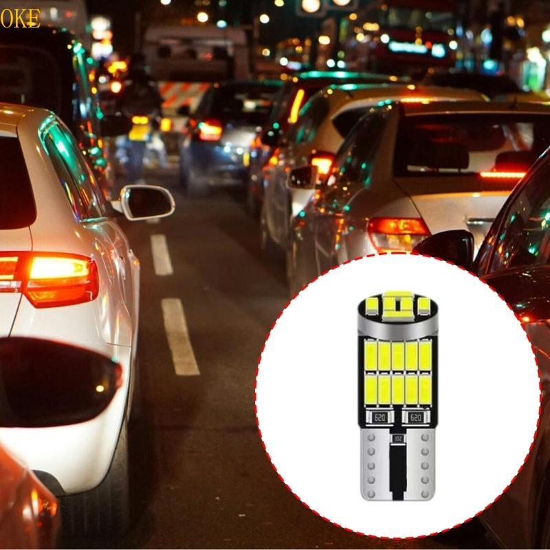 OKE Trunk Instrument Light อุปกรณ์ตกแต่งรถยนต์ T10 4014 ไฟ LED Canbus ...