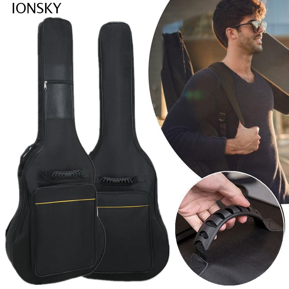 IONSKY Instrument Bags Soft Black Guitar Case 41