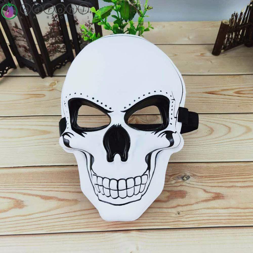 AARON1 หน้ากากคอสเพลย์ EL เฉพาะคอสเพลย์ Headwear Ghost หน้ากากฮาโลวีน Multicolor Party หน้ากาก ...