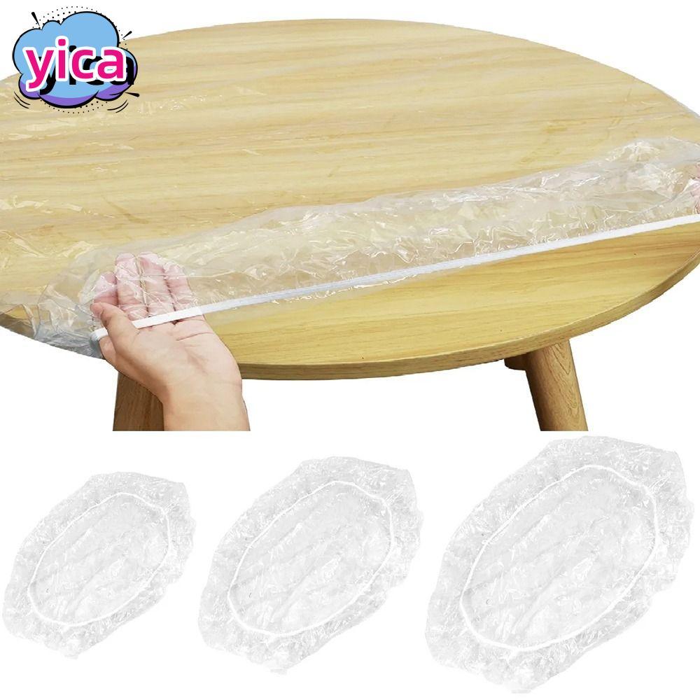 YICA ผ้าปูโต๊ะแบบใช้แล้วทิ้ง 10 ชิ้น ขนาดมาตรฐาน ทนทาน กันน้ำมัน เพอร ...
