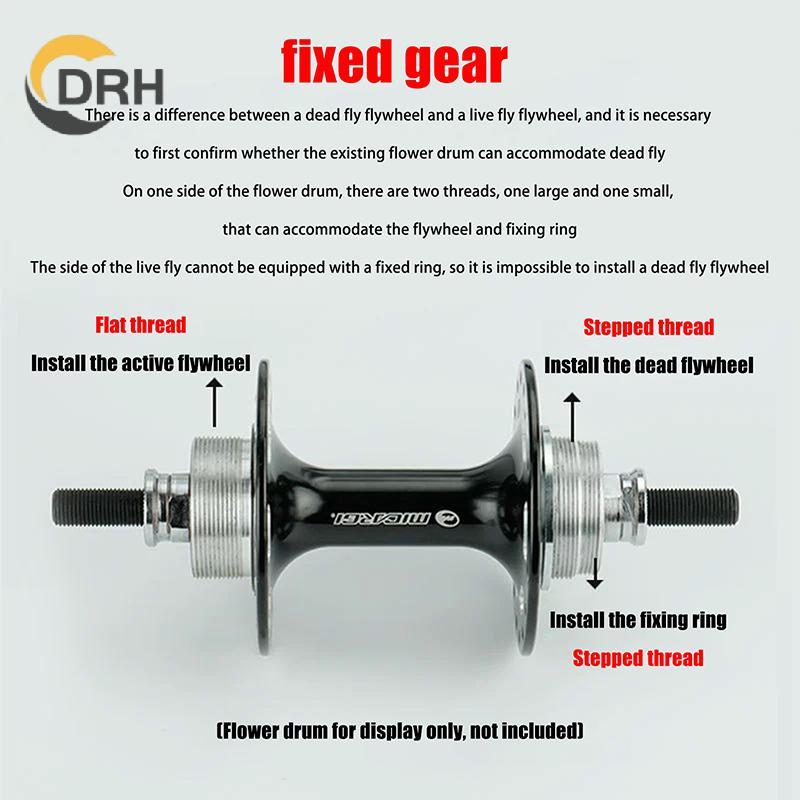 เกียร์จักรยาน 1 ความเร็ว พร้อม Cogs และล็อคสำหรับ Hub ของ.Track Bike ...
