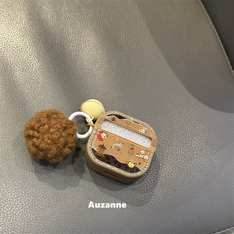 สไตล์เกาหลีสําหรับ AirPods Pro3 [2025] AirPods Pro2 Pro 3 2 1 Apple หูฟังไร้สายชุดหูฟังการ์ตูนสี ...