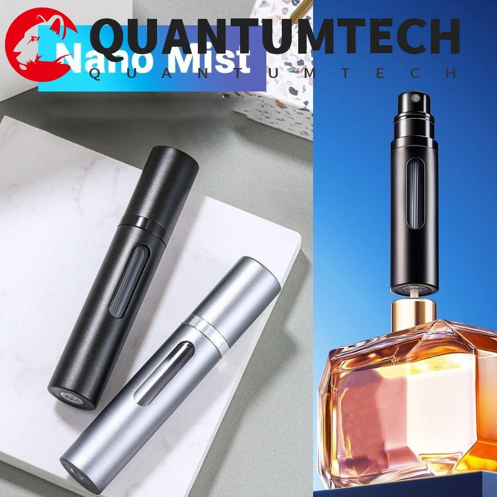 QUANTUMTECH ด้านล่างบรรจุขวดน้ําหอม, หัวฉีดนาโนหมอกแบบพกพาขวดสเปรย์ที่ว่างเปล่า, ง่าย 5ML Leak ...