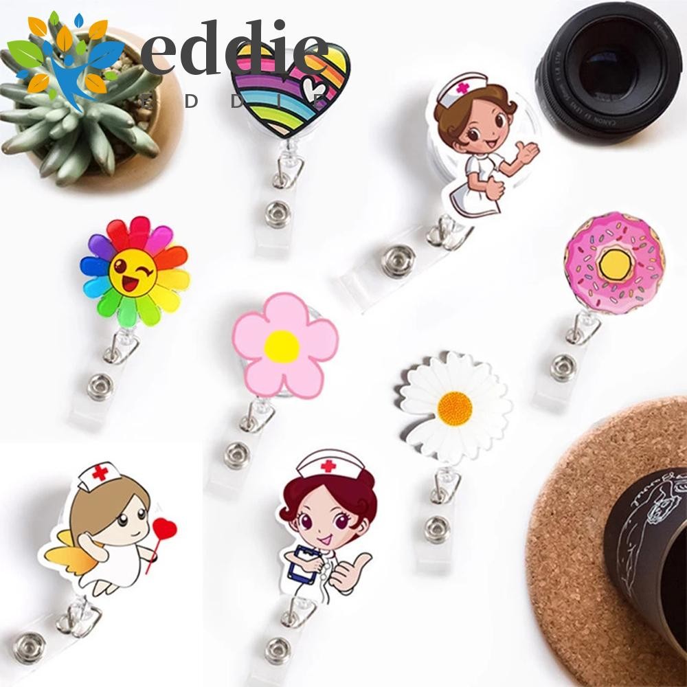 EDIE ID Card Clips Fashion Office Supplies Card Holder Nurse Doctor ...