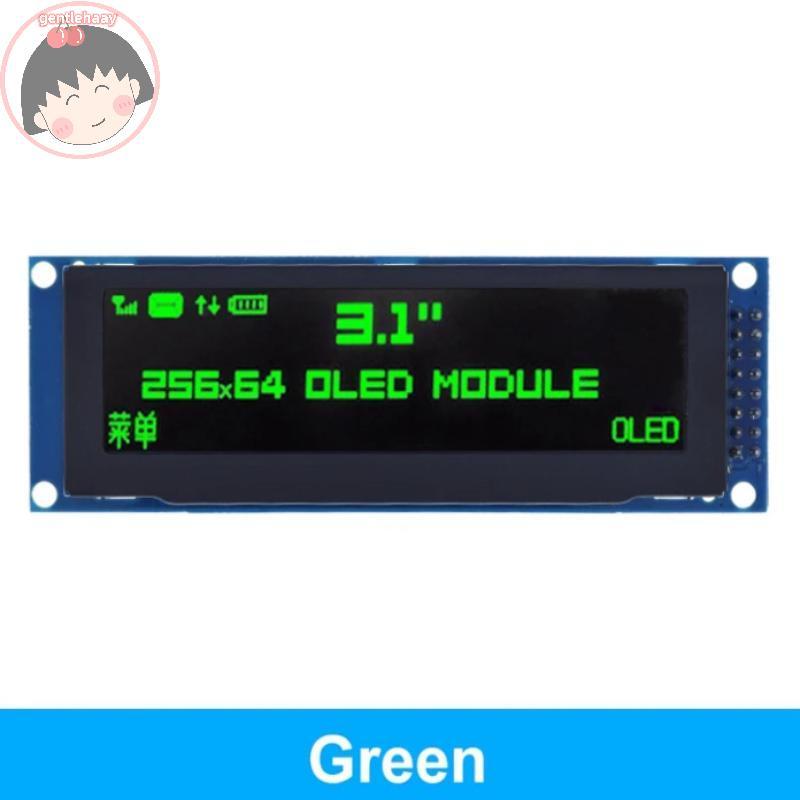 Gent 3.12 นิ้วจอแสดงผล OLED โมดูล SSD1322 256x64 สําหรับ Arduino STM32 ...