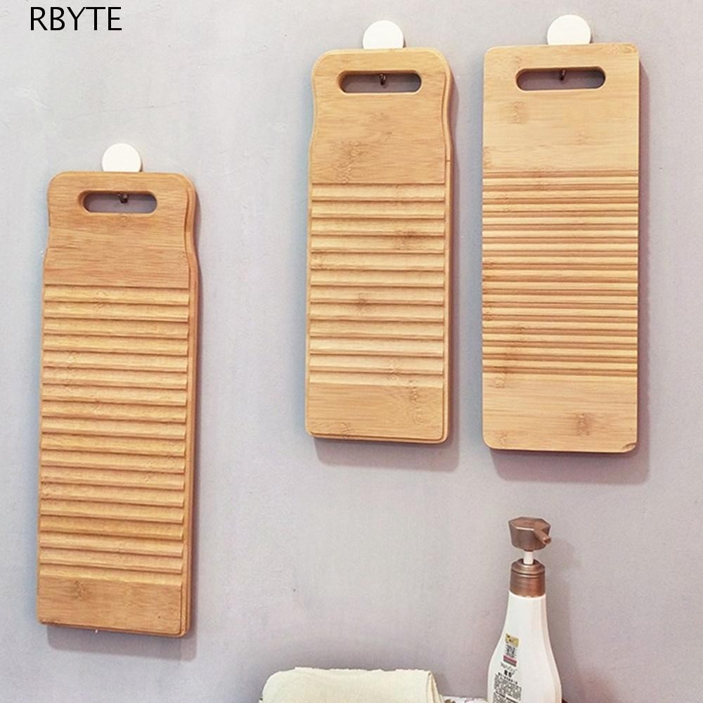 RBYTE Scrubboards คู่มือที่ใช้งานได้จริง Thicken กันลื่นแบบพกพาทนทานซักรีด Board | Shopee Thailand