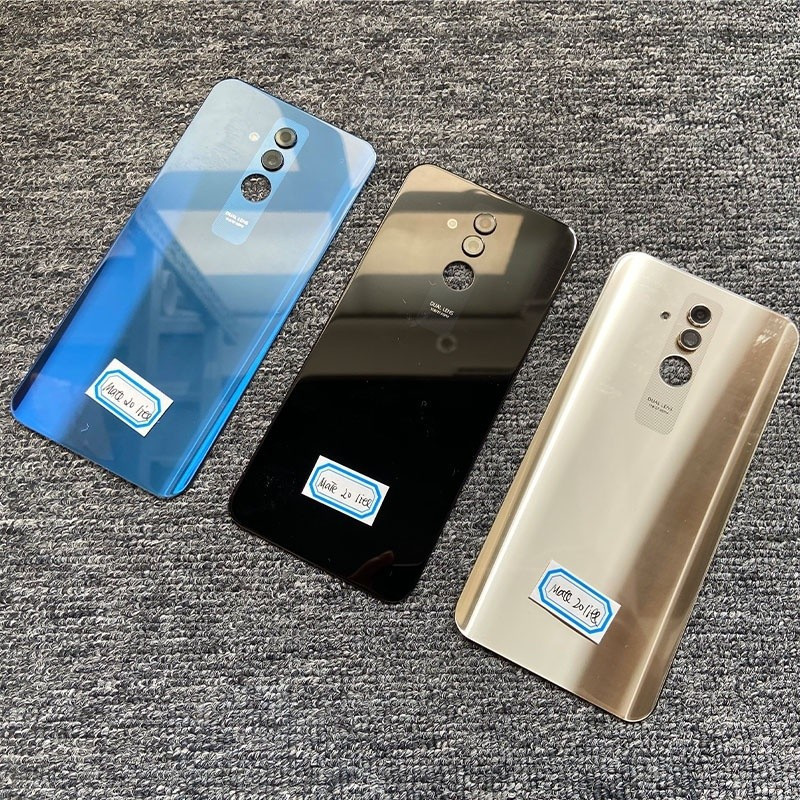 สําหรับ Huawei Mate 20 Lite, ฝาหลังแบตเตอรี่กระจก, แผงประตูหลัง, พร้อม ...