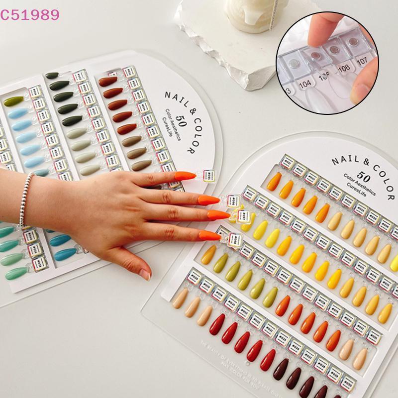 [kaan] Magnetic Nail Color Card Polish Gel Stand Board Nail Palette ...