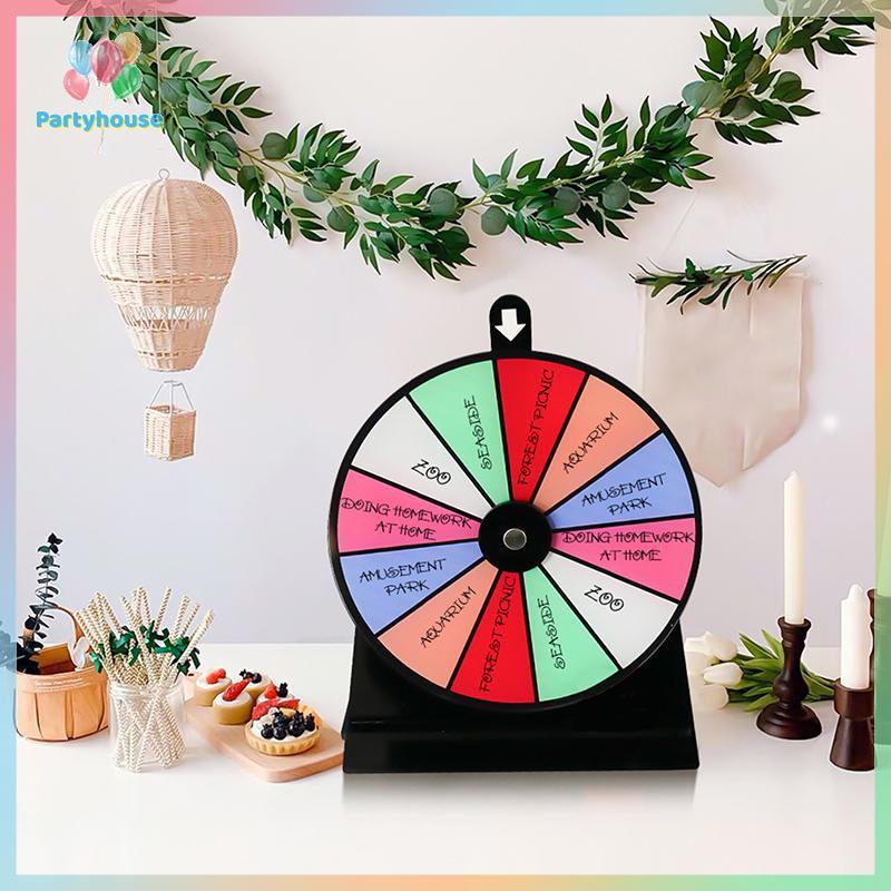 UVIG>รางวัลล้อ Spin Game Fortune Party Turn Plate Wall Carnival Raffle ...