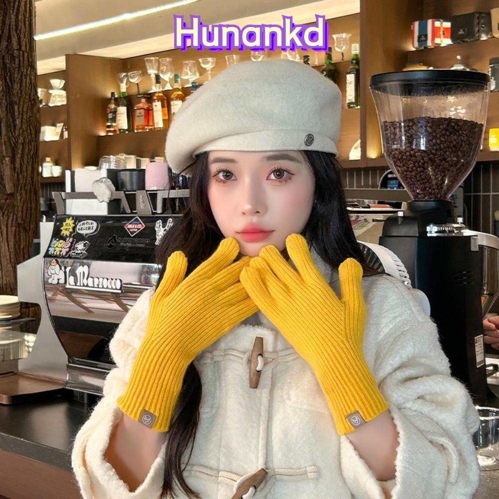 ถุงมือ HUAN สำหรับผู้หญิง กันลมและระบายอากาศดี มีการแยกนิ้วเพื่อใช้งาน ...