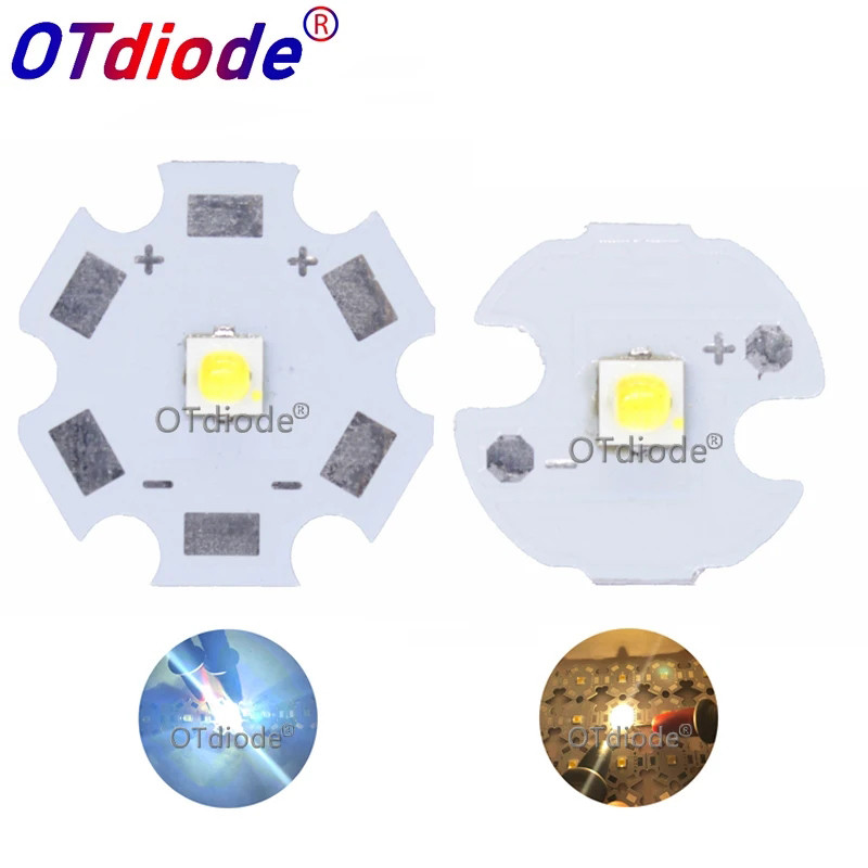 10pcs 3W Nation Star 3535 SMD High Power LED ไดโอดชิป light emitter ...