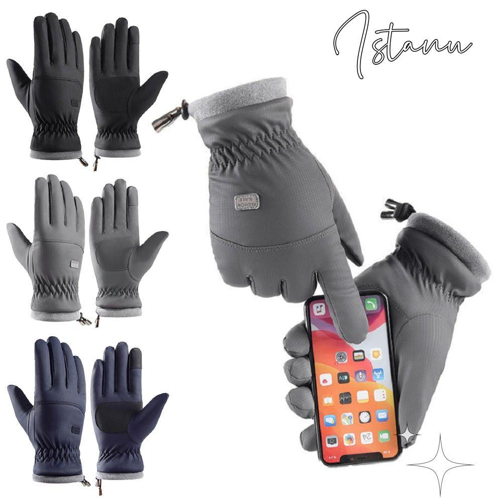 ISTANU ถุงมือขนแกะเต็มนิ้ว สำหรับขี่รถและกิจกรรมกลางแจ้ง | Shopee Thailand