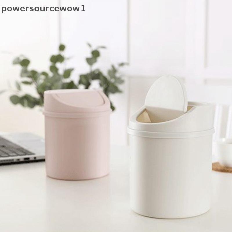 WOW Mini Desktop Bin ถังขยะขนาดเล็กหลอดพร้อมฝาปิดห้องนอนถังขยะสามารถทํา ...