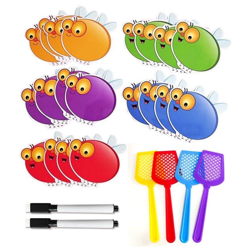 Fly Game Swatter Fly Early Education Aids คําภาษาอังกฤษการเรียนรู้ ...
