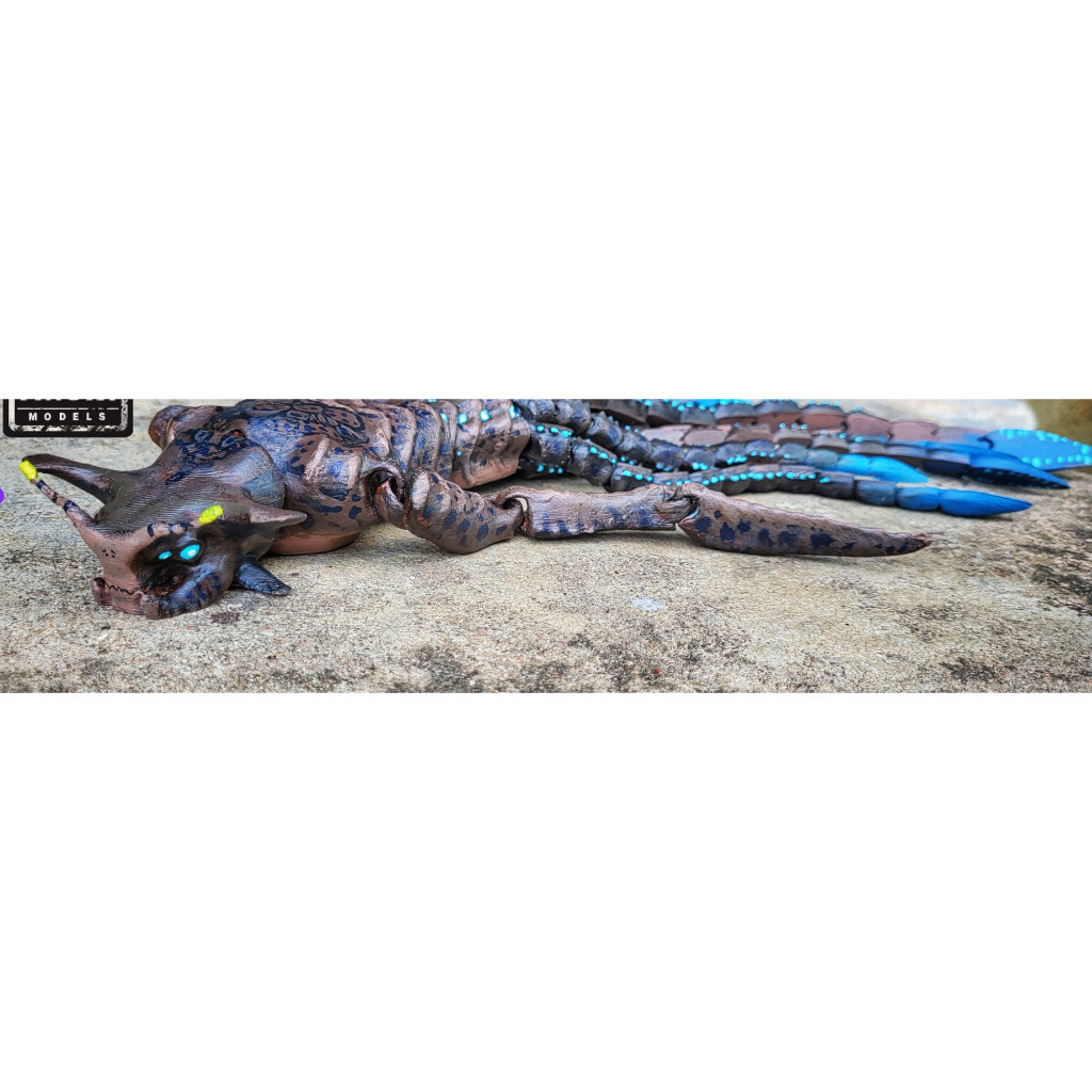 Cuero Articulated Sea Emperor Leviathan Toy - Subnautica MOnster Laut ...