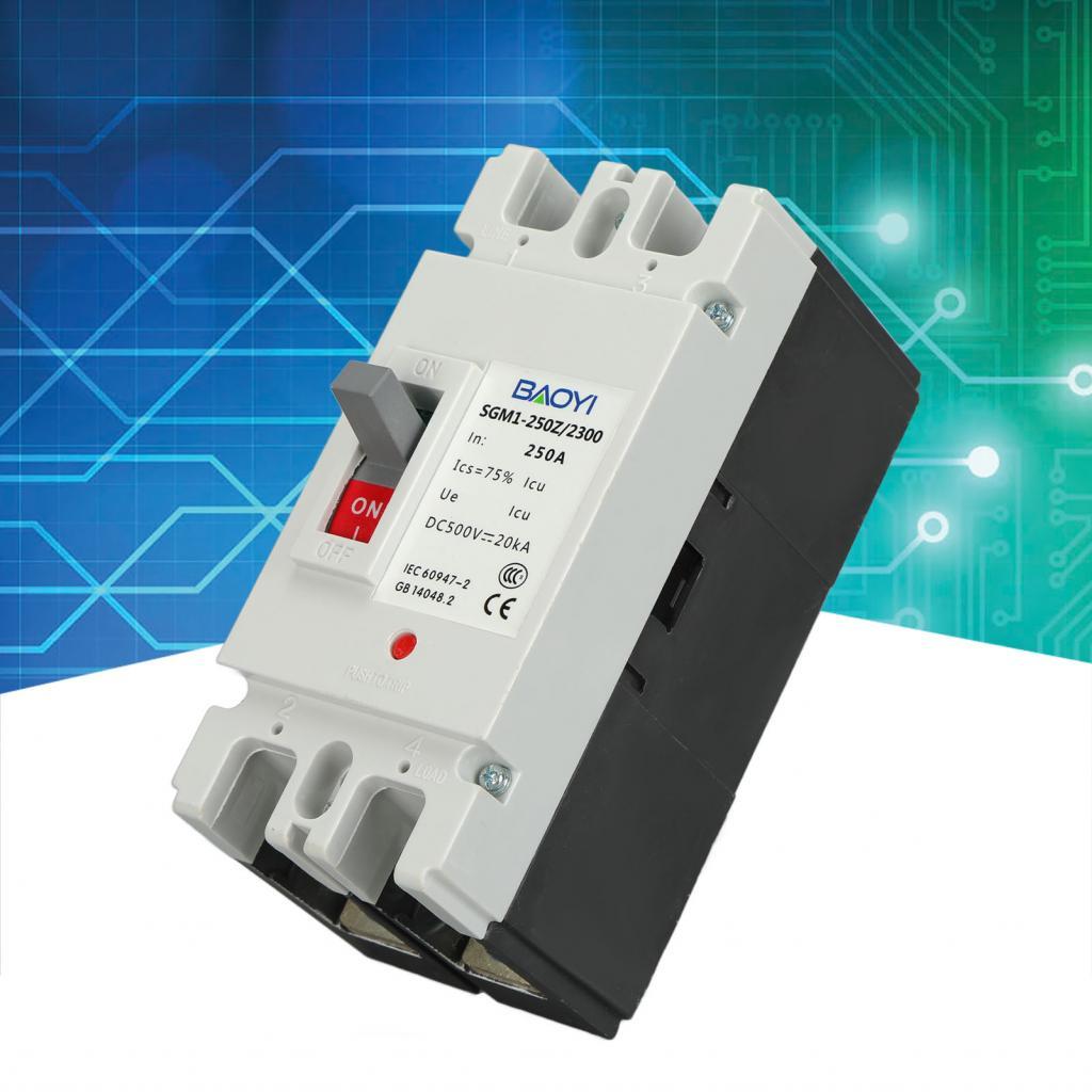 Circuit Breaker MCCB พลังงานแสงอาทิตย์แบตเตอรี่ Isolator 250A 500V ...