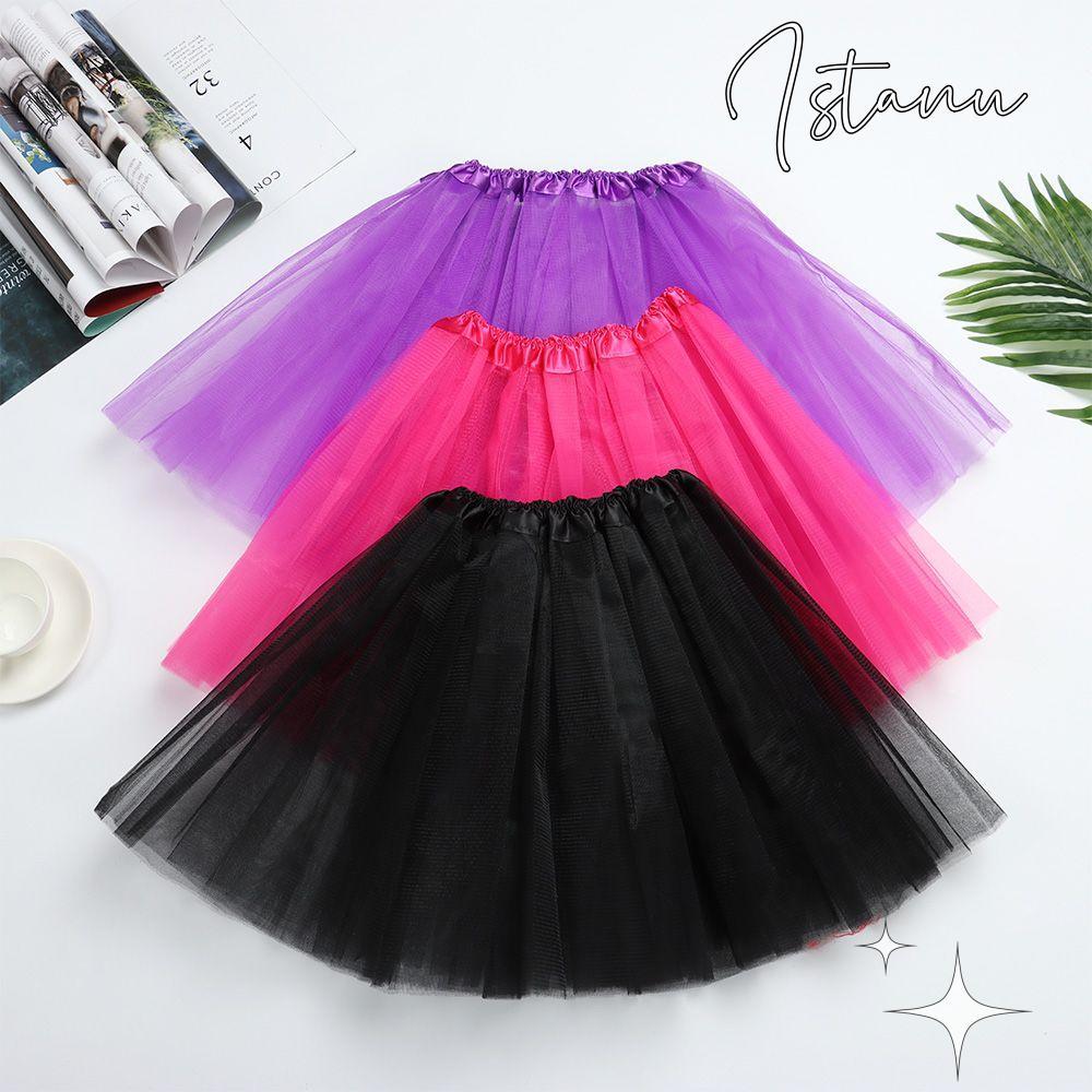ISTANU Tutus กระโปรงบัลเล่ต์ยืดหยุ่นสำหรับผู้ใหญ่ เหมาะสำหรับการเต้นรำ ...