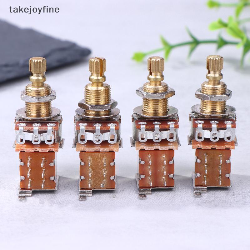 TFTH 500K/250K ยาวเพลา Push Push Potentiometer กีตาร์ปุ่มปรับระดับเสียง ...