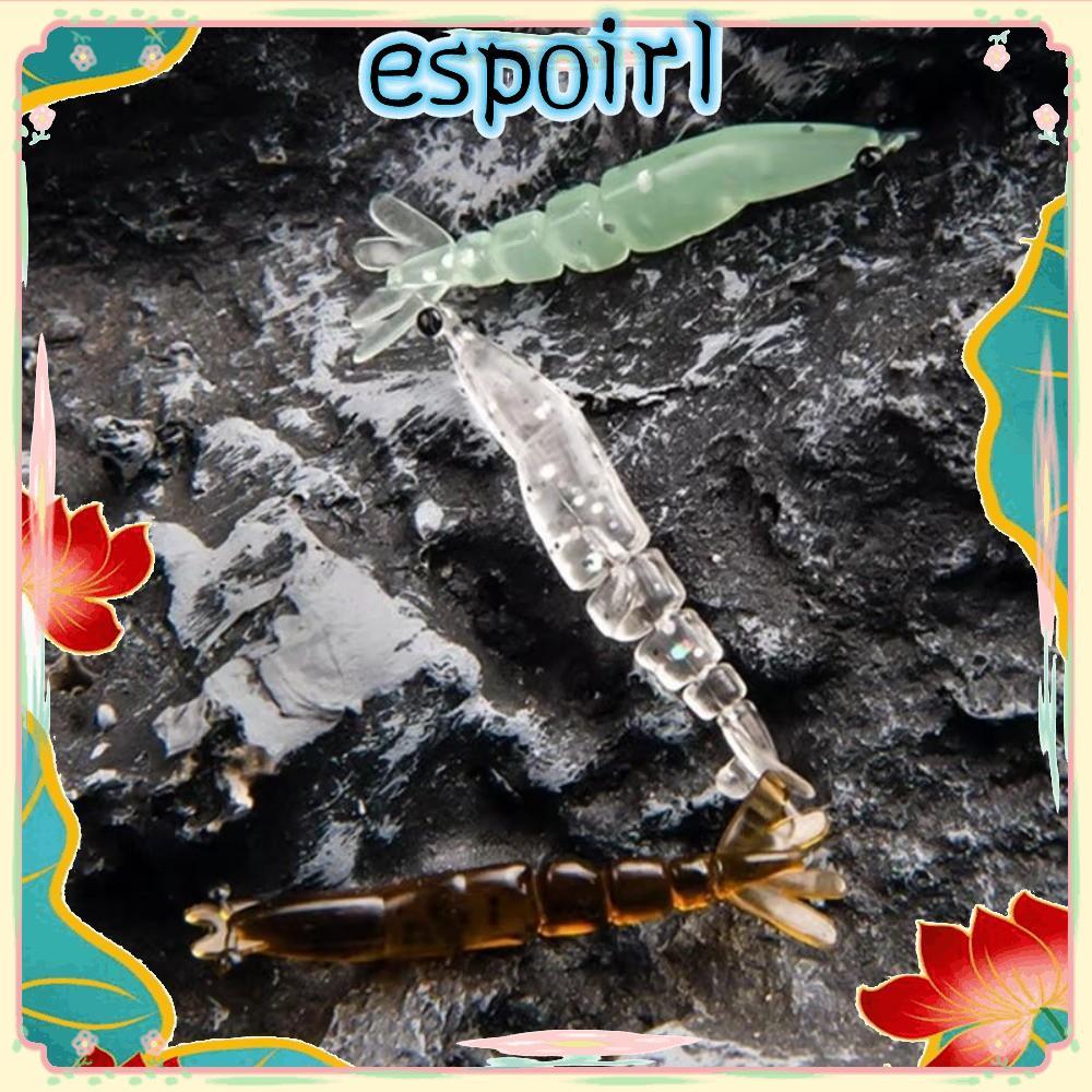 ESPOIR กุ้ง Swimbait เรืองแสง ขนาด 4 ซม. น้ำหนัก 0.45 กรัม, ซิลิโคนอ่อน ...