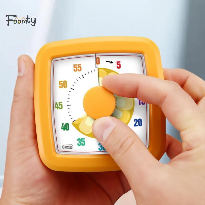 Visual Timer Square Silent Countdown Clock สำหรับครัว การทำอาหารของเด็ก ...