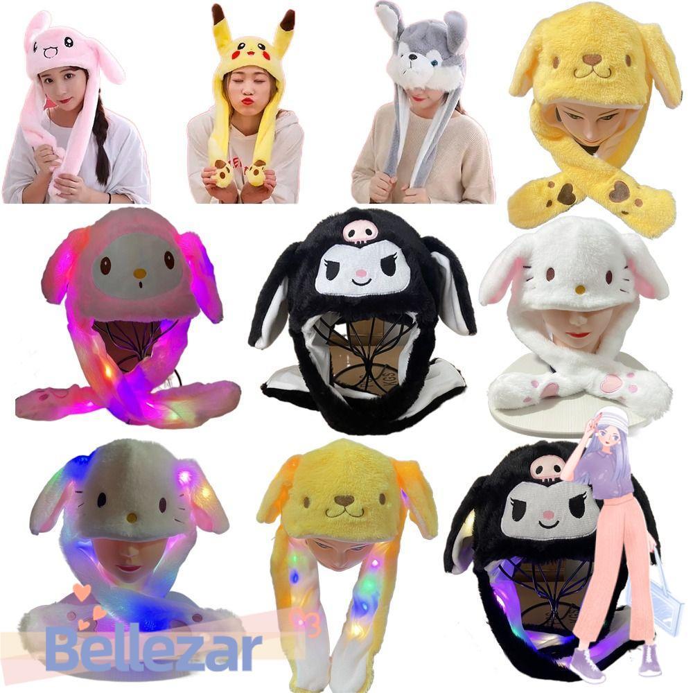 BELLEZAR หมวกหูถุงลมนิรภัยแบบพลัสส์ เรืองแสง การ์ตูน Kuromi เหมาะสำหรับ ...