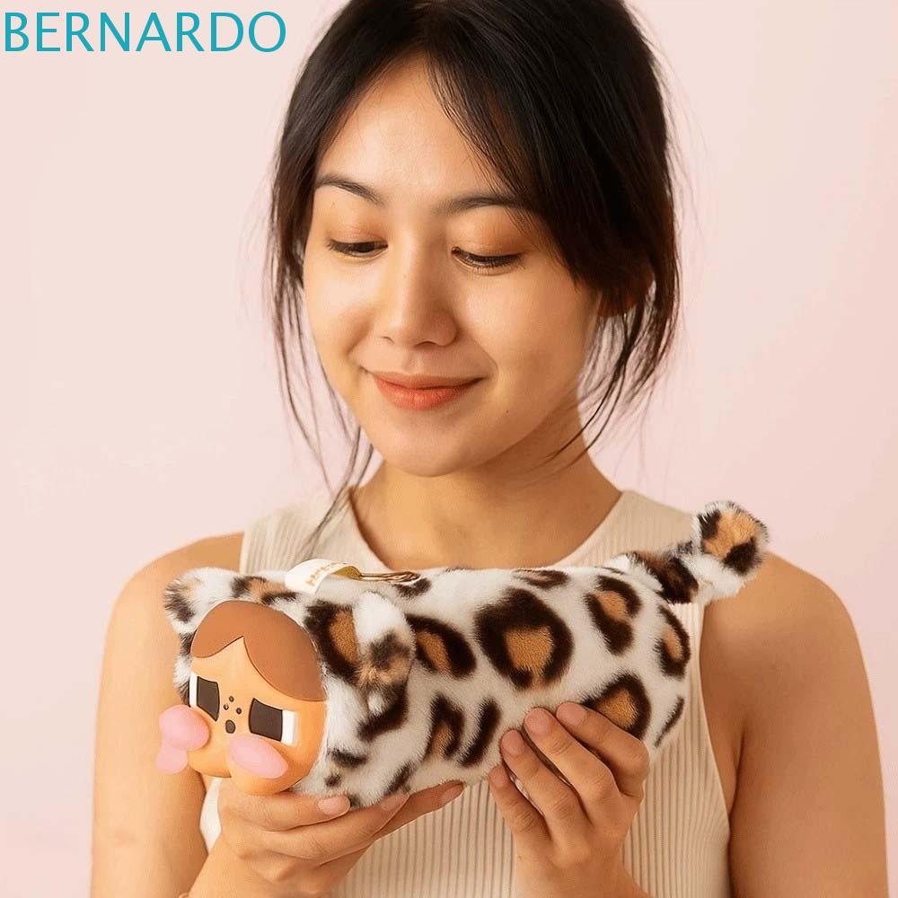 BERNARDO Leopard Cat Series กระเป๋าแต่งหน้า, การ์ตูน Multi-functional ...